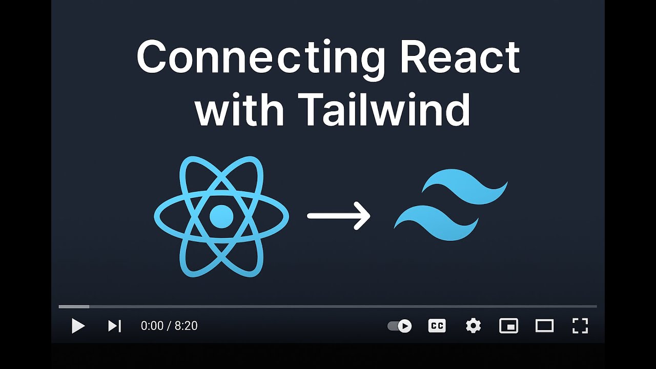 Creating react app and connect with Tailwind CSS