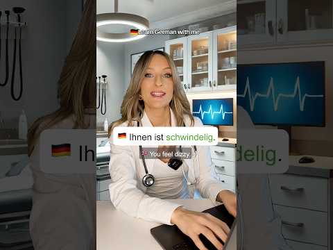 Describing your Symptoms at the doctor's office in 🇩🇪German