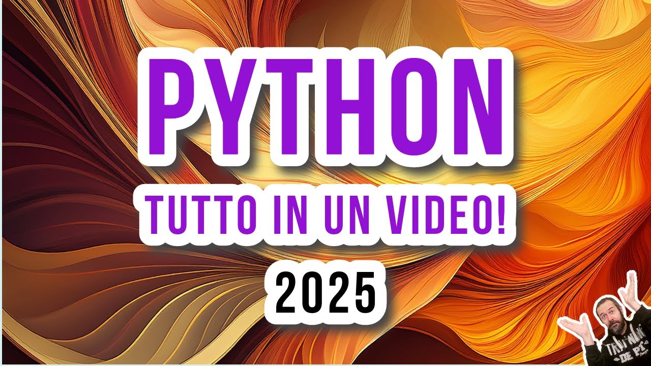 PYTHON tutto in un video! Imparare a programmare in #python