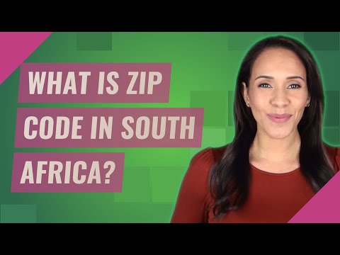 What is zip code in South Africa?