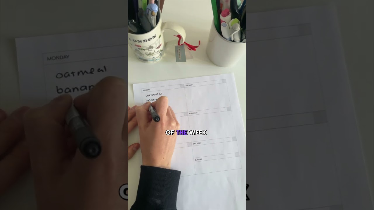 Weekly Meal Planner Google Sheets Template - Automated Grocery List #mealplanning #spreadsheet