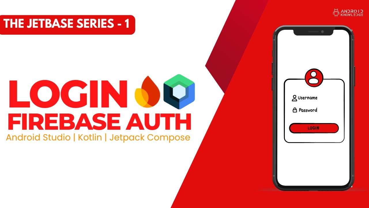 Login & Signup using Firebase Authentication + Jetpack Compose Android Studio | The JetBase Series