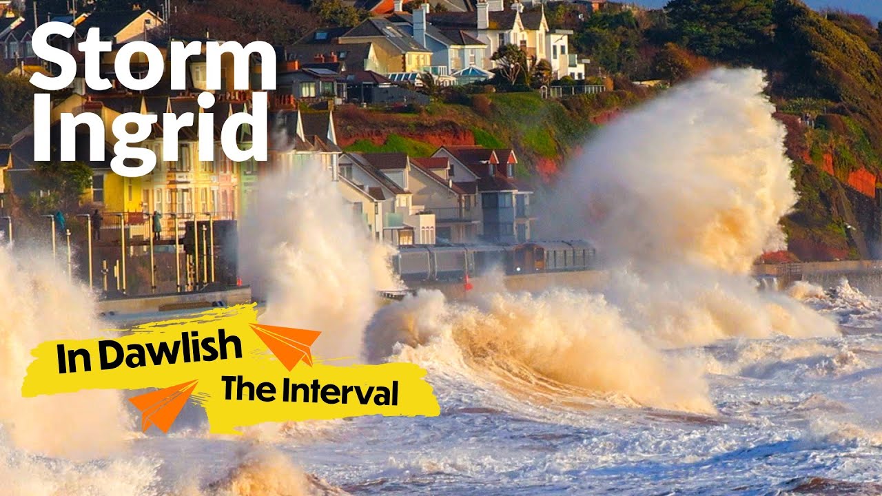 Storm Ingrid in Dawlish the Interval 8k