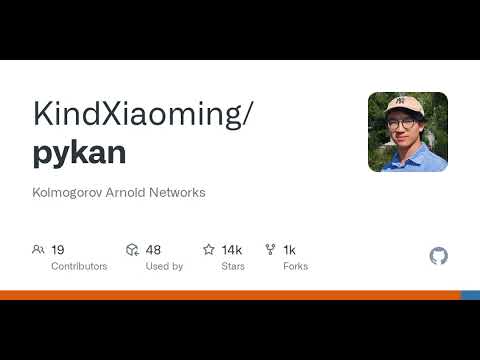 GitHub - KindXiaoming/pykan: Kolmogorov Arnold Networks