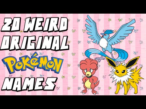 20 of the WEIRDEST Original Japanese Pokemon Names!