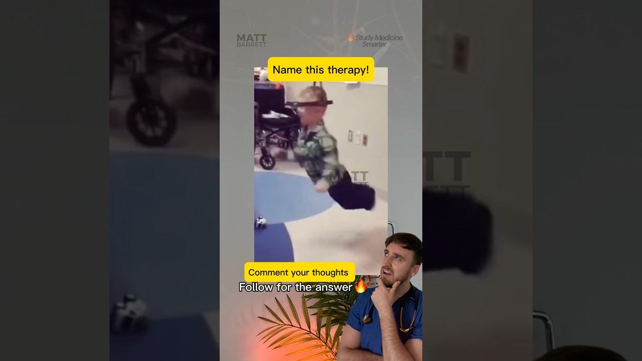 Suspended by the head?! | Test your medical knowledge #doctor #medical