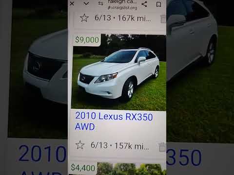 2010 Lexus Rx 350 157k 9,000 nice suv