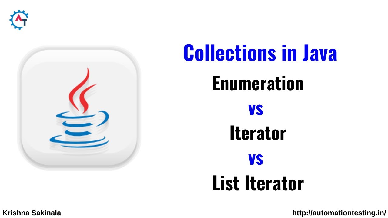 Difference between Enumeration Iterator and ListIterator in Java | Java Collection | Java Tutorial