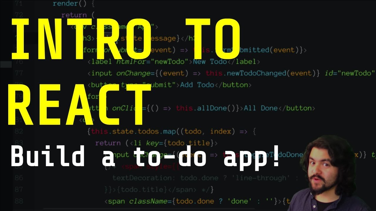 Intro to React - Build a Todo App