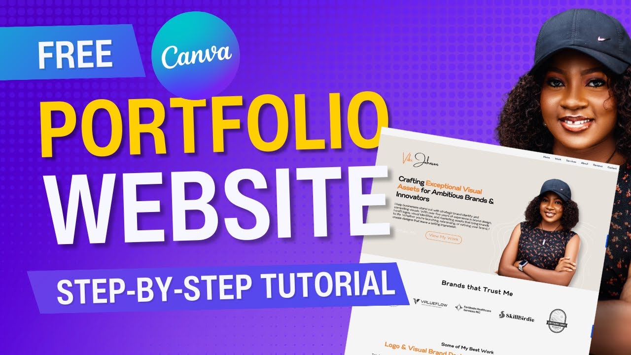 How to Create a Portfolio Website for Free in Canva (Step by Step Tutorial)