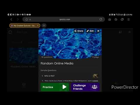 I Made My First Quiz in Quizizz!