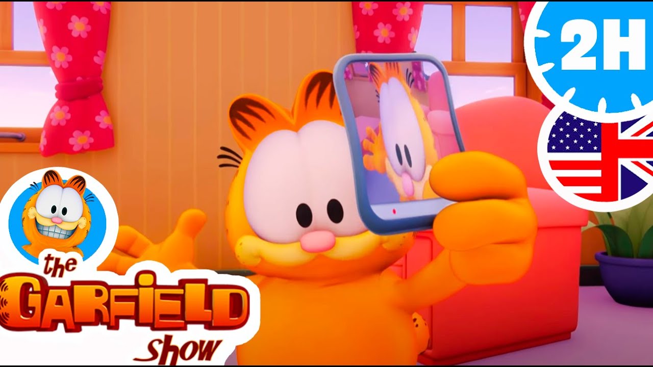 😹 2H funny Garfield compilation 😹