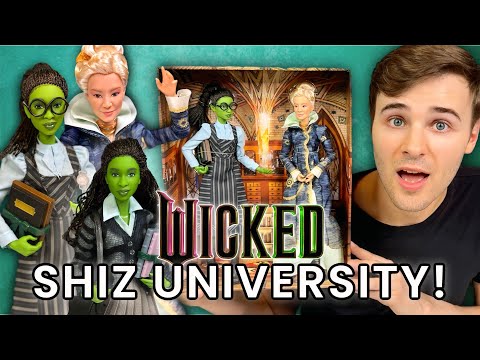 NEW Wicked Dolls! Elphaba & Madame Morrible Mattel Creations Two Pack & Elphaba at Shiz University!
