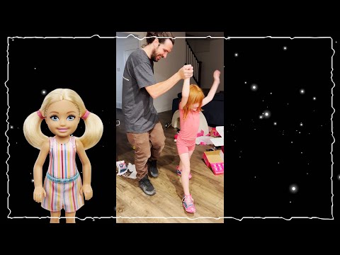 ADLEY LEARNS TO RIDE HEELYS!!! Cruising around the kitchen in new Barbie shoes with wheels! #Shorts