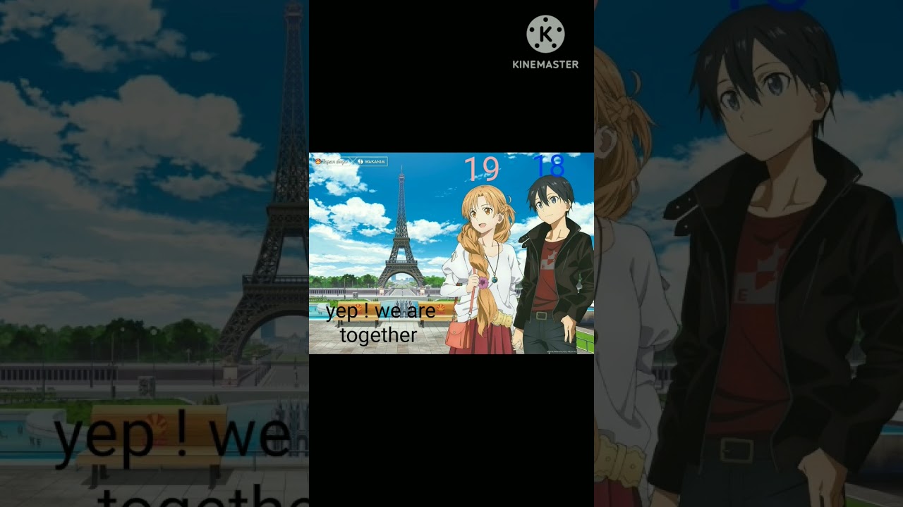 Kirito X Asuna[kirisuna] (somewhere only we know) #anime #sao #kirisuna #kirito #Asuna #shiping