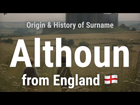 Althoun from England 🏴 - Meaning, Origin, History & Migration Routes of Surname