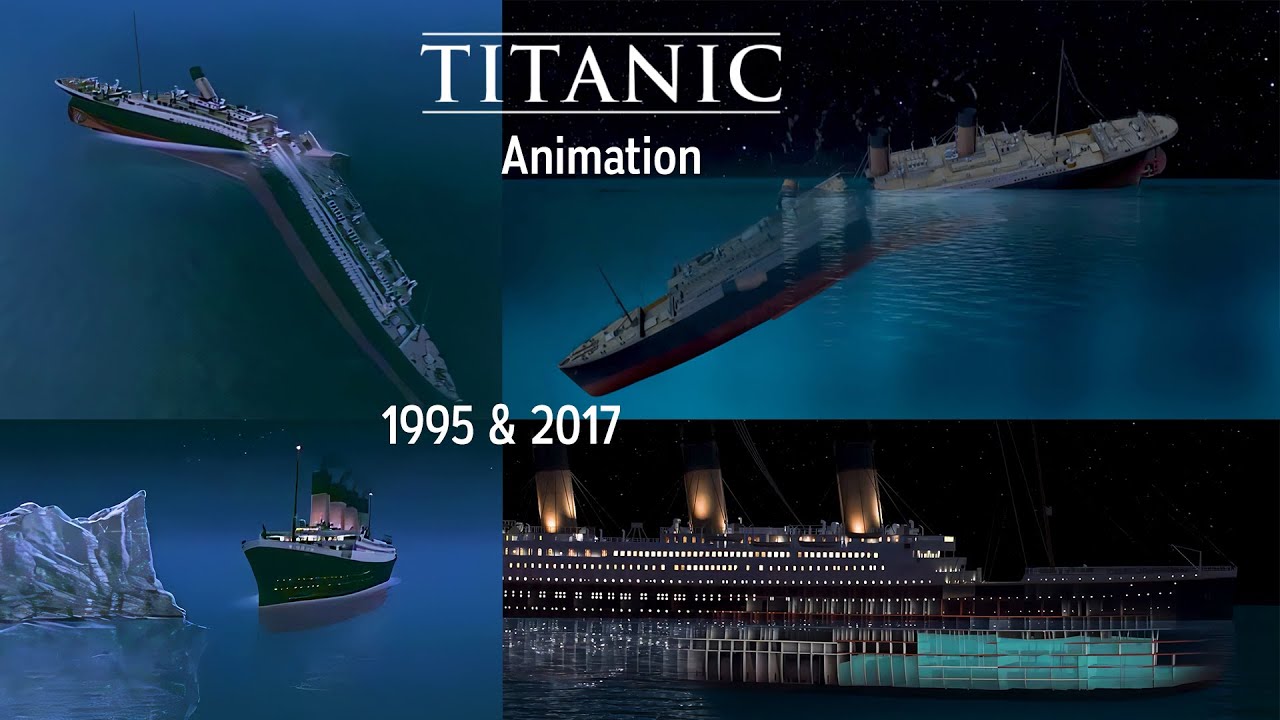 Titanic Animation Remastered 1995 & 2012