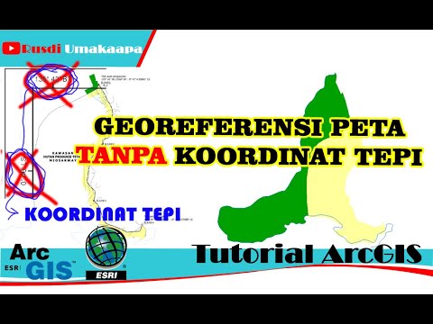 Georeferensi Peta TANPA Koordinat Tepi - ArcGIS 10.8