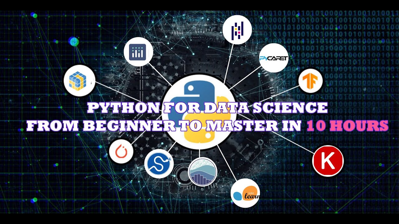 Python For Data Science Tutorial Series | From Beginner to Master in 8 hours | Full Course Training