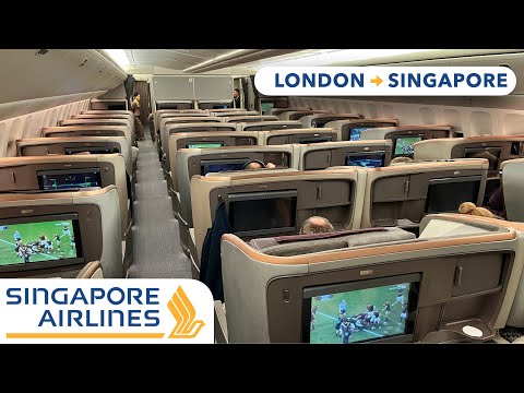 Singapore Airlines Business Class | London Heathrow to Singapore | Boeing 777-300ER Full Experience