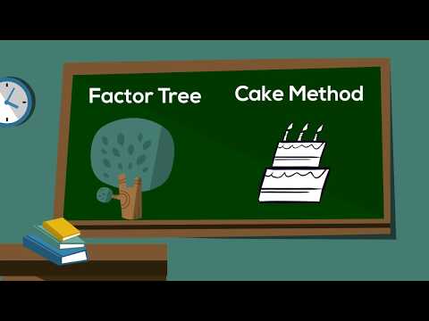 Prime Factorization: Birthday cake method and Factor Tree Method