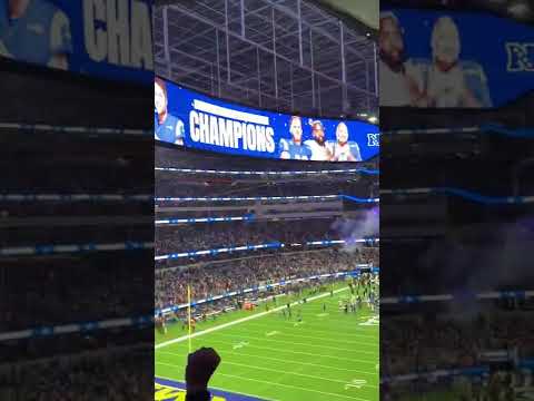 Inside SoFi Stadium: Rams Beat 49ers to Win the NFC Championship Game 1/30/2022! #larams #shorts