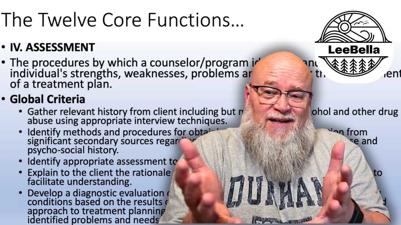Core Function IV: Assessment (IC&RC Addiction Exam Prep)
