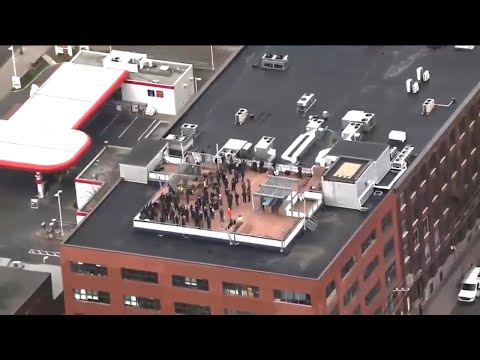 Dozens' of people are taken hostage in gaming company Ubisoft's office in Montreal | COMPILATION