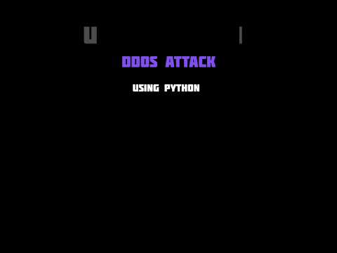 DDOS Attack using python #shorts #python