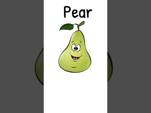 Pear | Fruits Name | Learn Fruits Name in English With Picture | #shorts