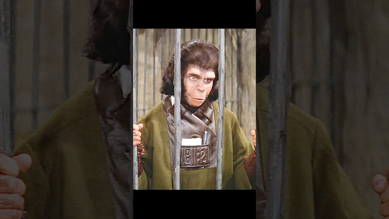 They were shocked that he could write.|Planet Of The Apes (1968) #movie #anime #magic
