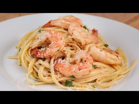 Baked Shrimp Linguine Scampi