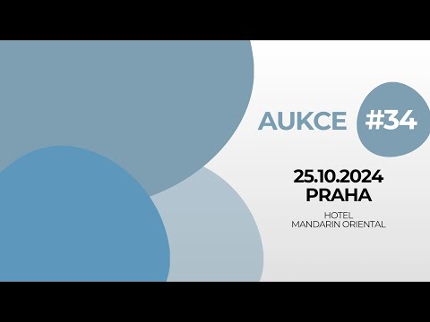 Aukce #34 - HIGHLIGHTS - 25.10.2024 (sálová aukce), 28.10.- 31.10.2024 (eLive aukce)