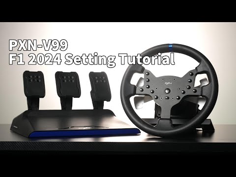 PXN V99 Gaming Steering Wheel & PC F1 2024 Setup Tutorial