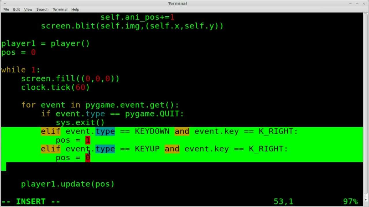 PyGame - Sprite Animation Walk Loop - Python - Linux #2