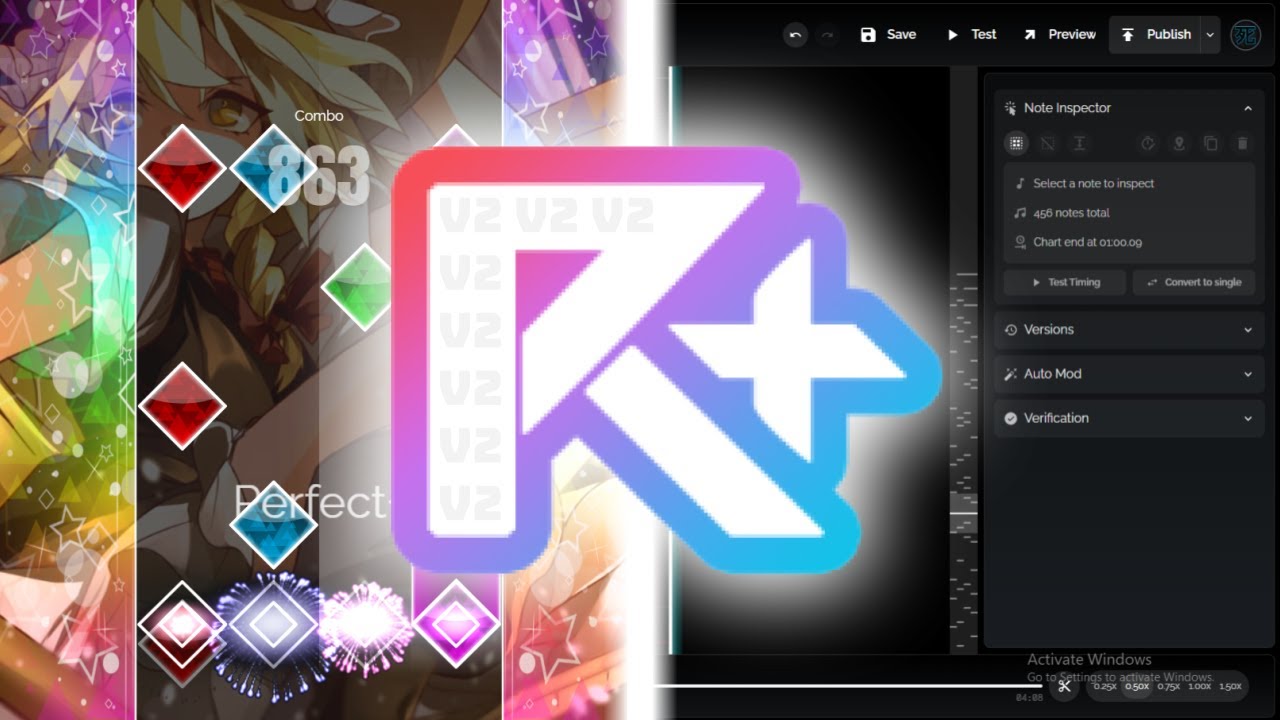 Rhythm Plus V2 fanmade trailer