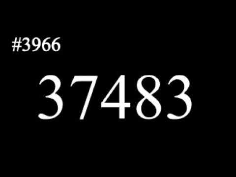 Count up 3901st to 4000th prime numbers! 1st channel.
