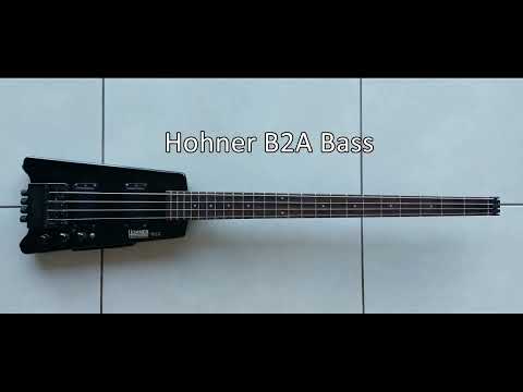 Lefty Hohner Professional B2AV WALNUT 5-string Headless Bass, | Reverb