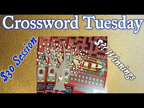 Crossword Tuesday with $30 of VIP Bonus Colorado Scratch Off Tickets