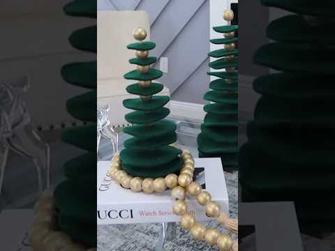 Pinitos Navideños con tela de fieltro 🌲 #navidad #diynavidad #pinosnavideños #pinosconfieltro