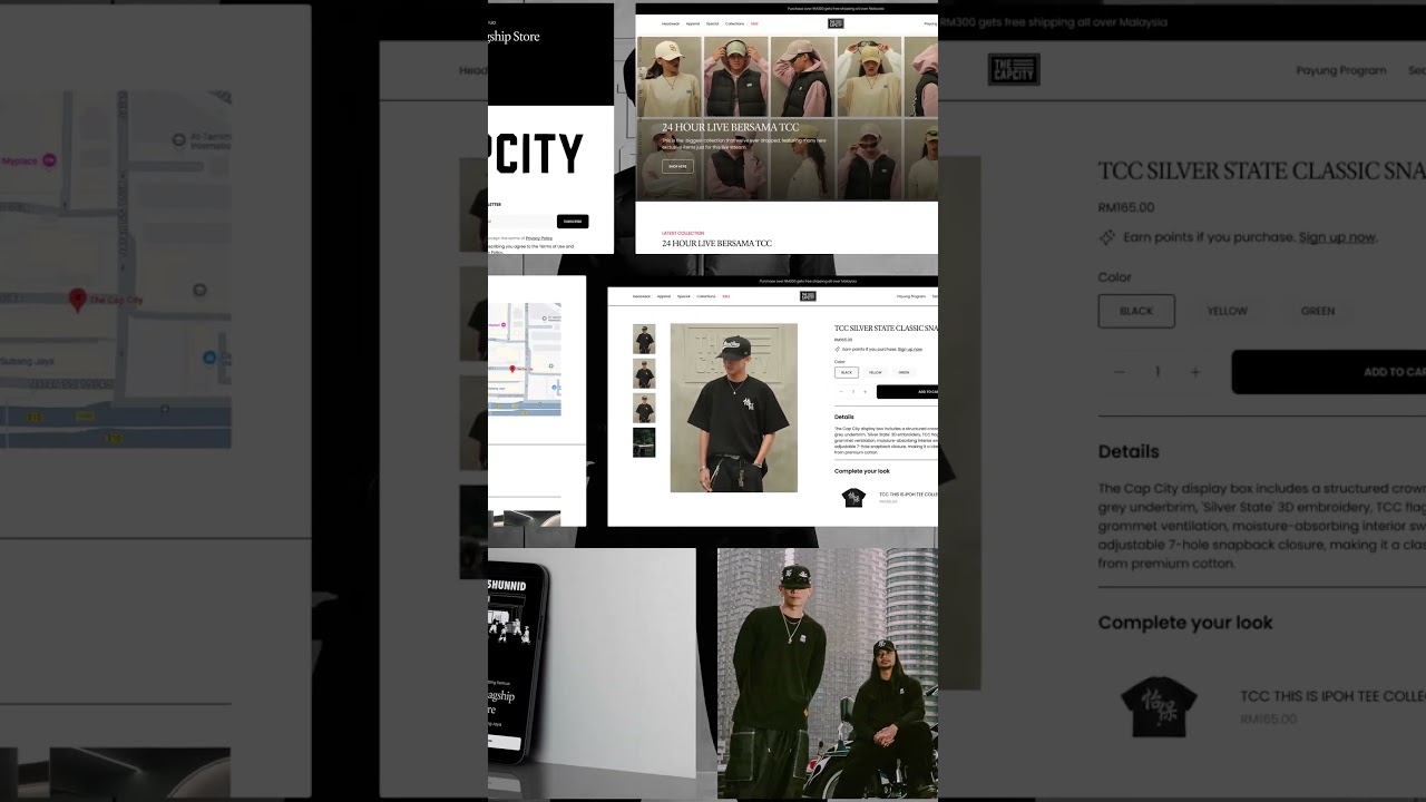 The Cap City - New eCommerce store by Orius