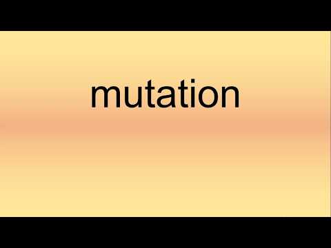 Mutation Pronunciation | How to Say | How to Pronounce