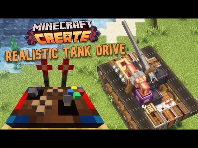 Mini tank with actual tank drive Minecraft Map