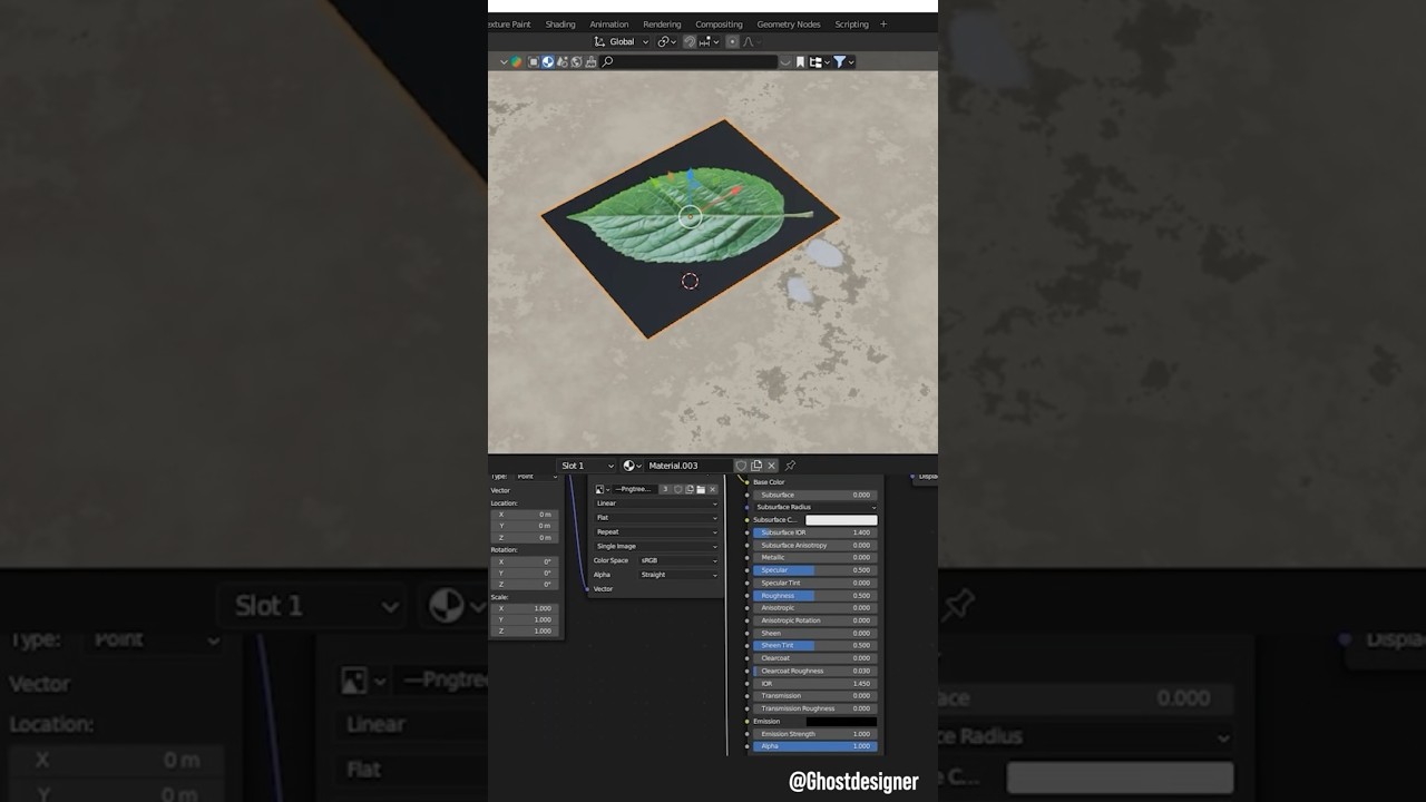 🌟 Make PNG Textures Transparent in Blender 3D! 🎨✨