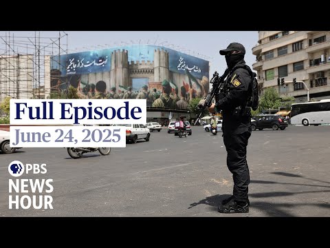 PBS News Hour live episode, June 24, 2025