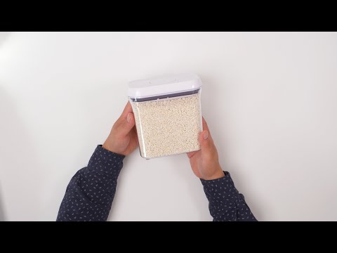 A great container for Grains:OXO POP Container 2.8QT