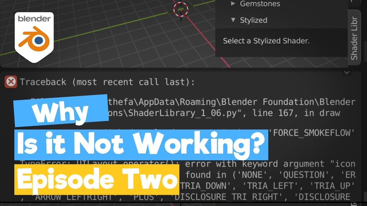 Blender Python Tutorial: Why is it not Working? : Episode 2 [learn python for beginners]