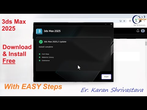 3ds Max 2025 download and install Free