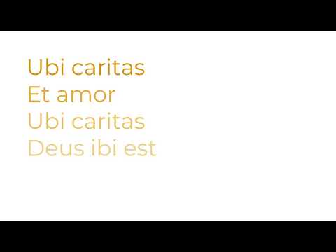 "Ubi Caritas" With Lyrics | Chant for Families and Kids