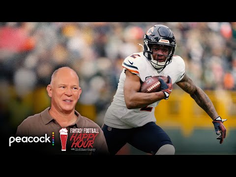D.J. Moore top 50 in fantasy despite Loveland’s arrival | Fantasy Football Happy Hour | NFL on NBC